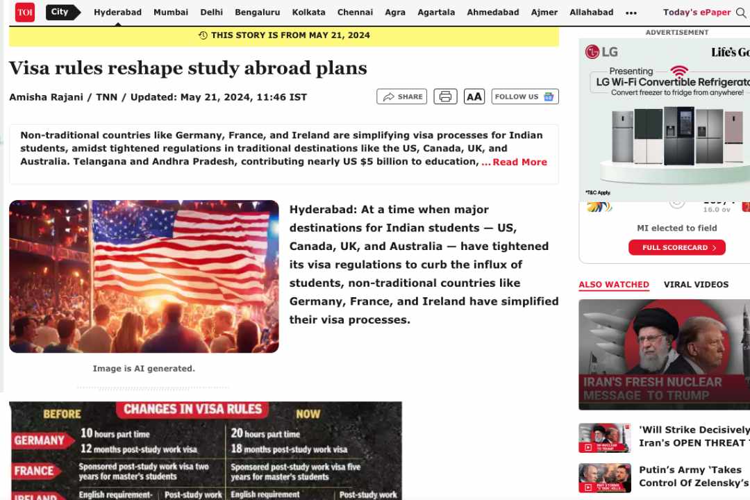 Visa rules reshape study abroad plans - Futures Abroad